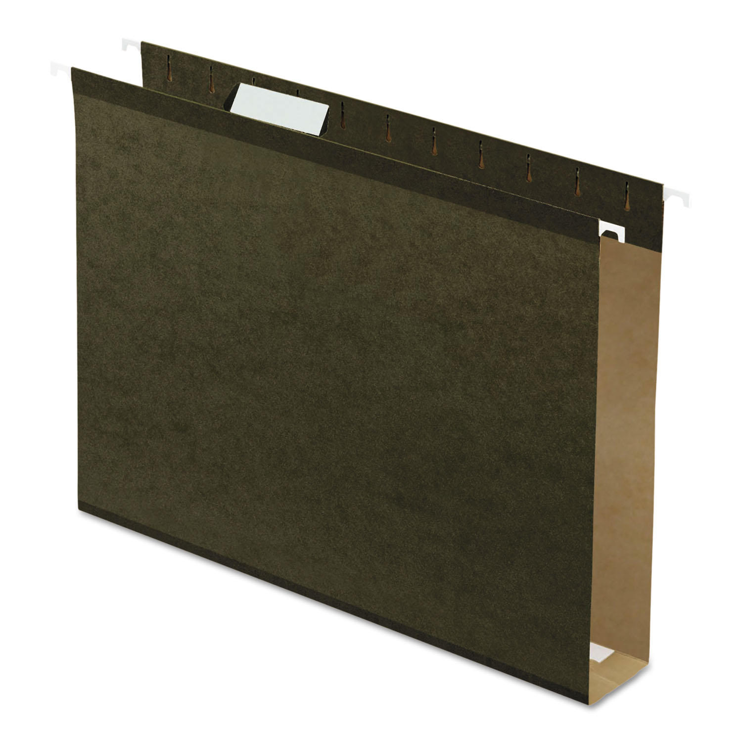 Pendaflex 2” Reinforced Extra Capacity Hanging Folders, Standard Green ...