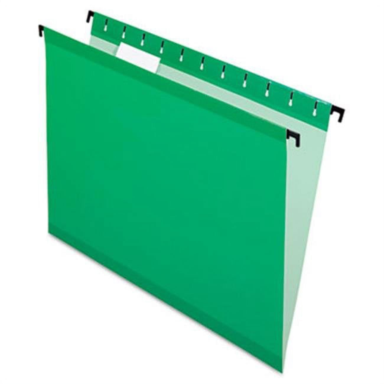 Pendaflex 615215BGR Poly Laminate Hanging Folders- Bright Green ...