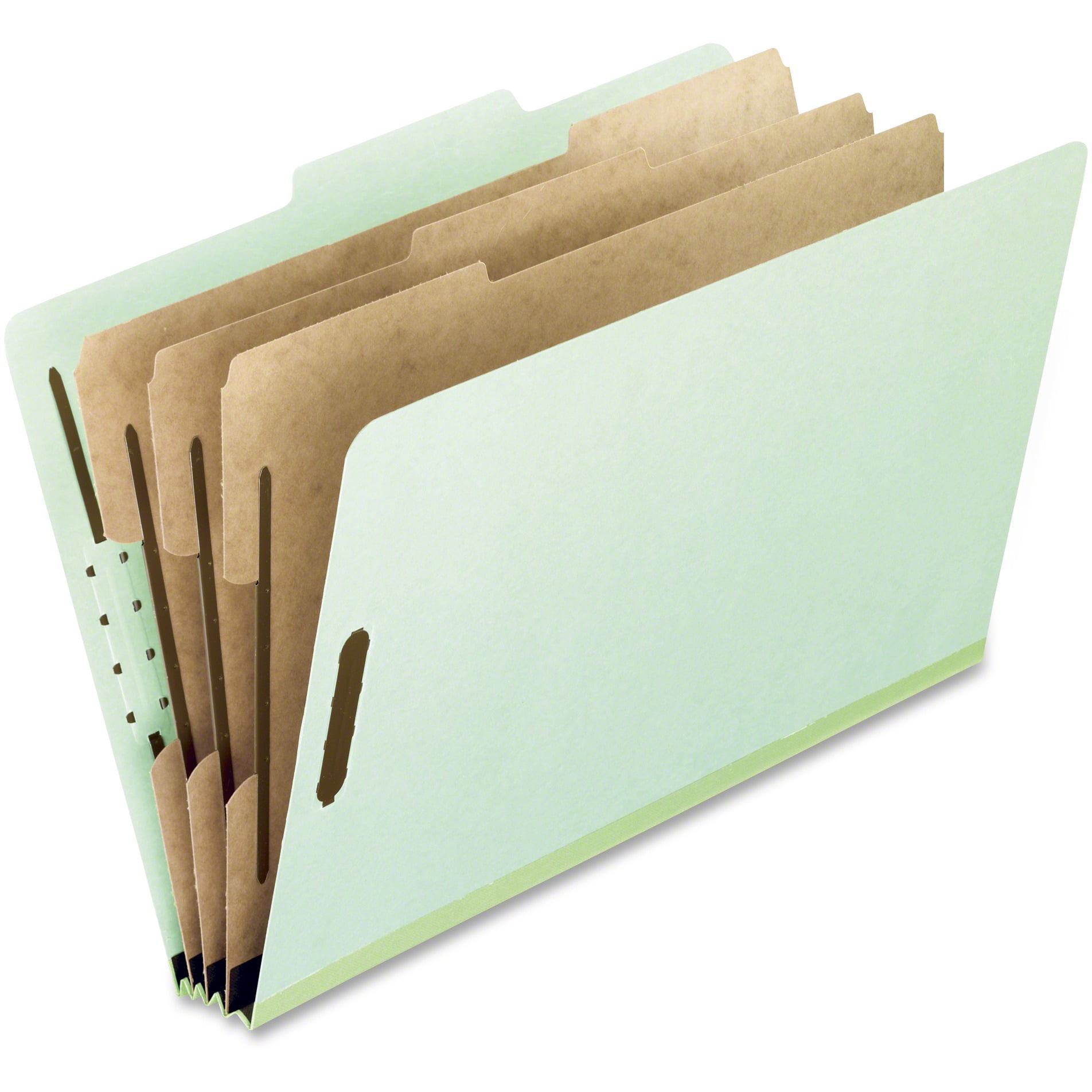 Pendaflex 8-part Pressboard Classification Folders, Light Green, 10 ...