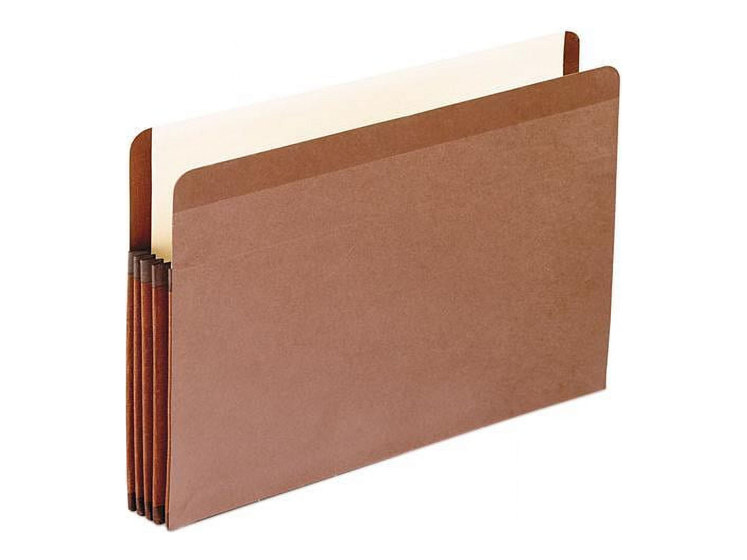 Pendaflex 85363 3 1/2 Inch Expansion File, Straight Cut, Red Fiber ...