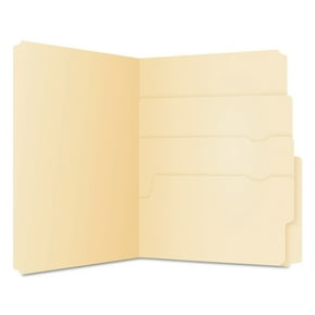 File Folders Multiple Sections