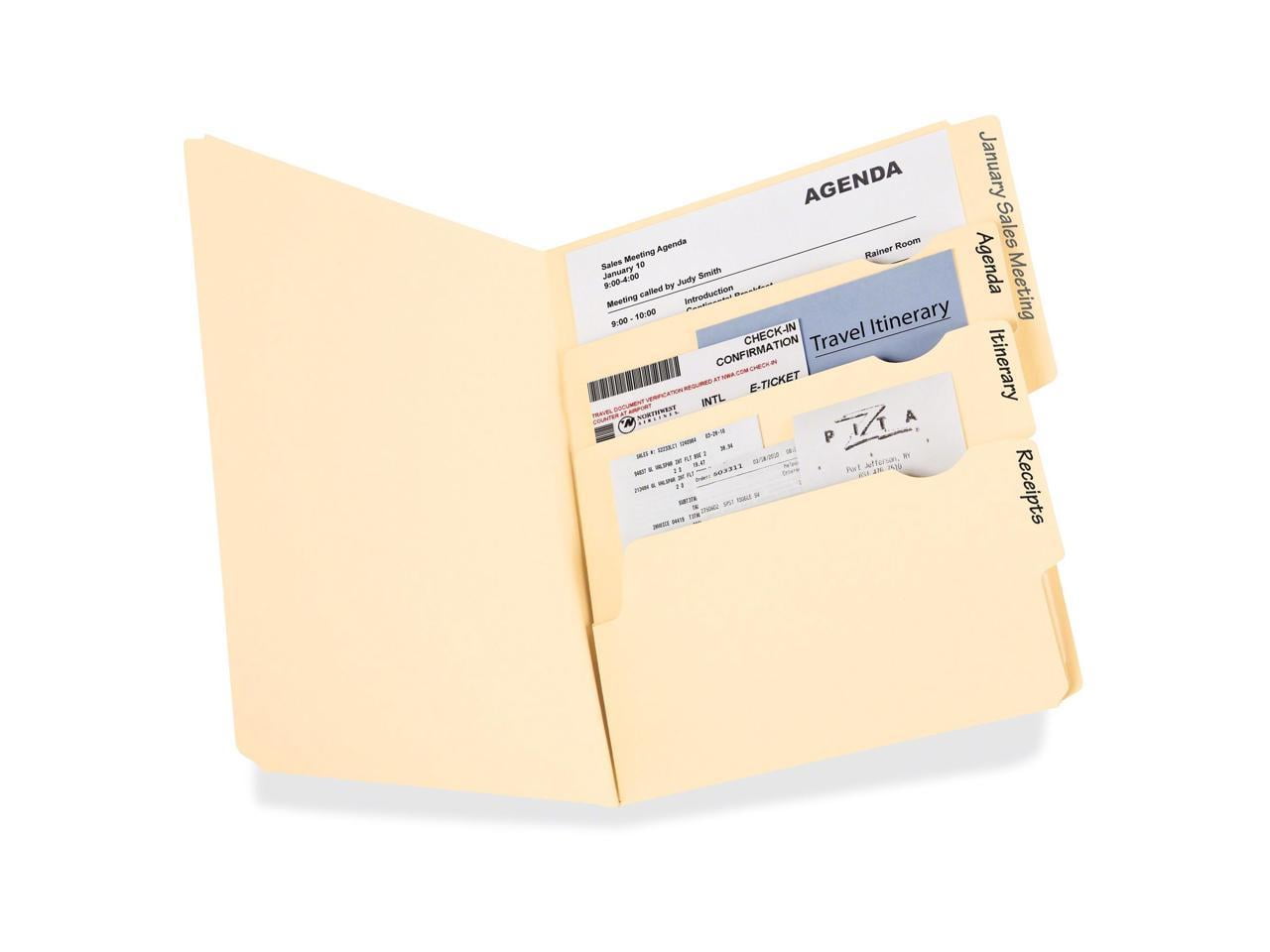 Pendaflex Divide-it-Up Multi-Section File Folders - Walmart.com