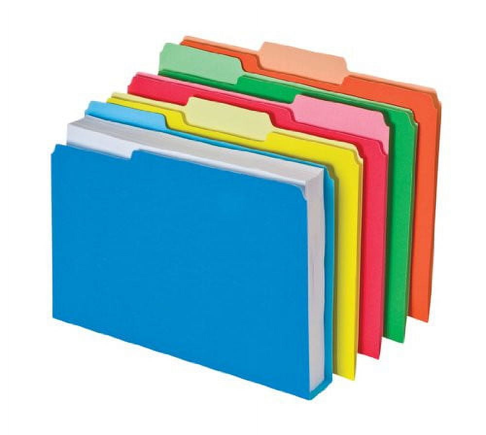 Pendaflex Double Stuff File Folders Letter Size Assorted Colors 50 per ...