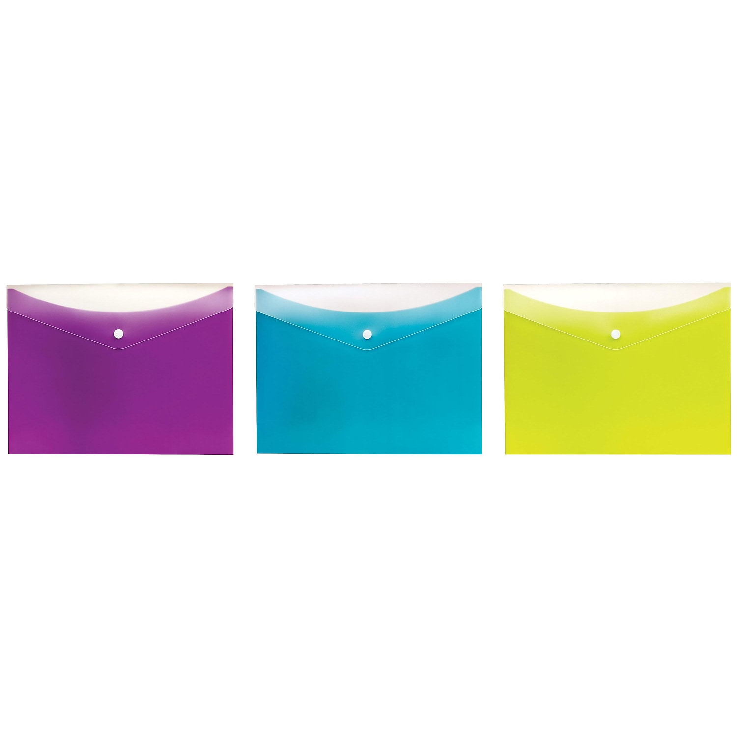Pendaflex Dual-Pocket Snap Envelopes Letter Size Assorted Colors 95569 ...