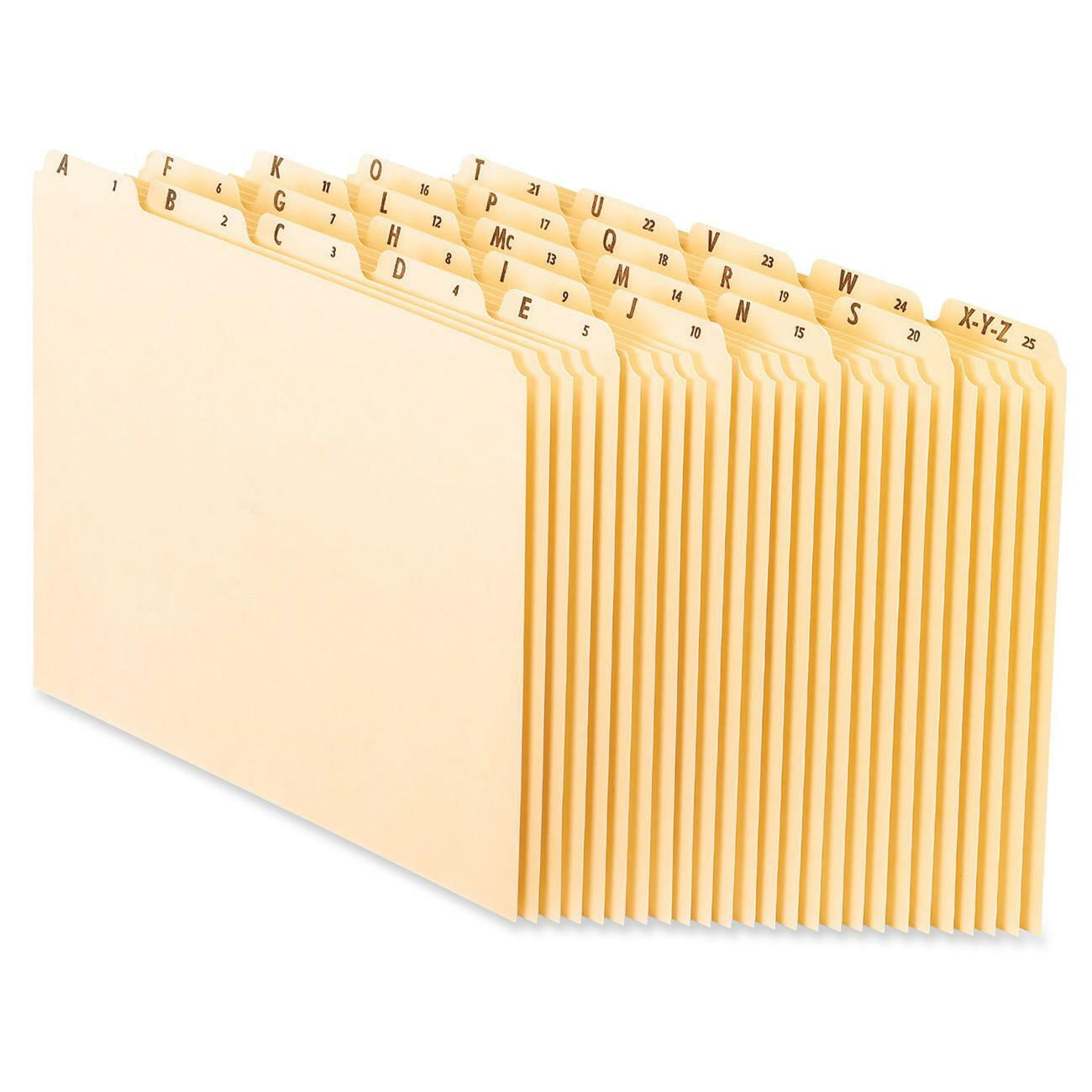 Esselte A-z Manila Self Tab File Guide - Printeda - Z - 5 Tab[s]/set ...