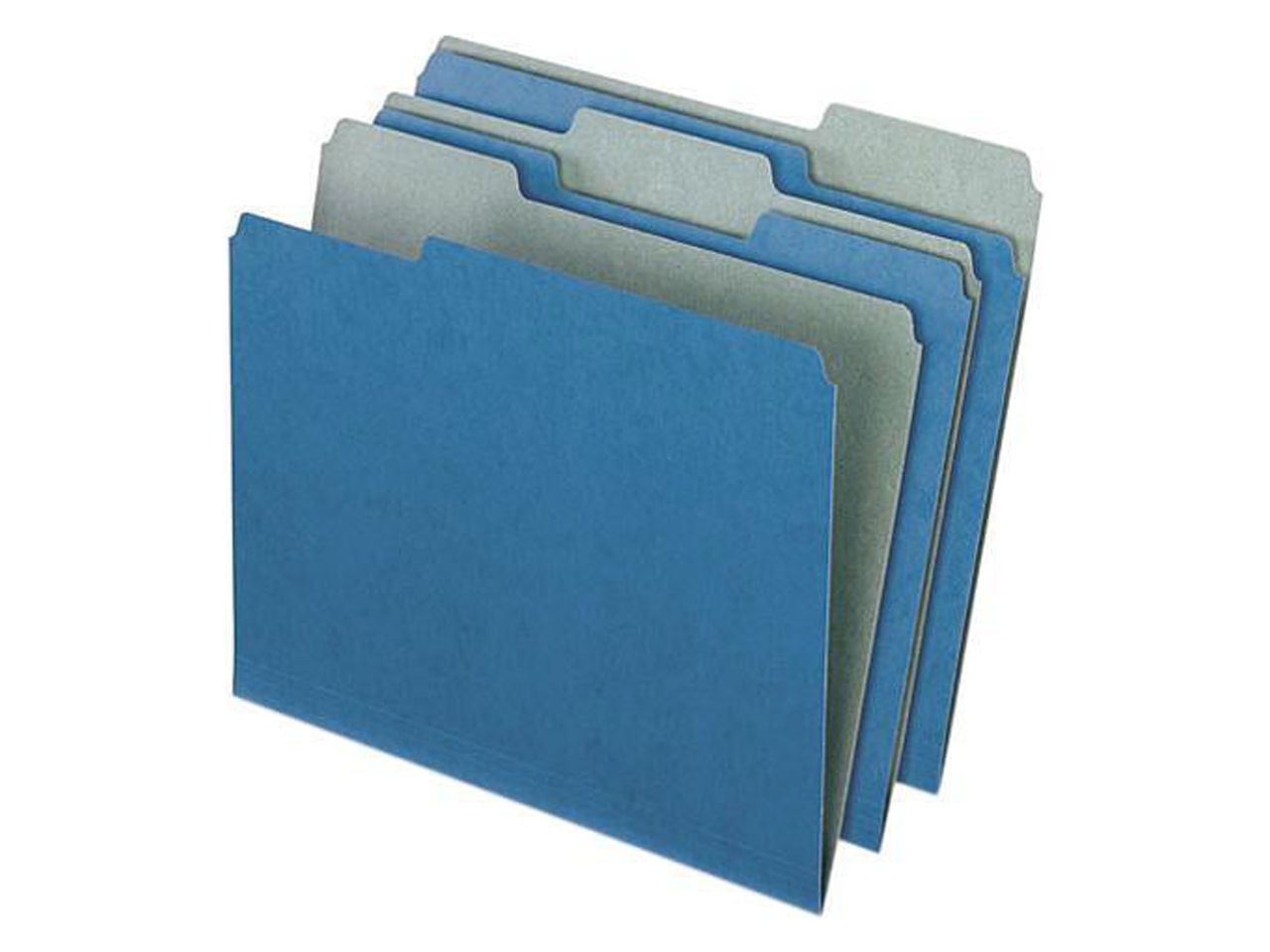 Pendaflex Earthwise 04302 Recycled File Folders, 1/3 Cut Top Tab ...