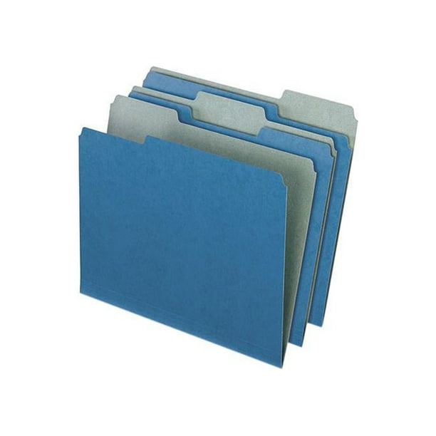 Pendaflex Earthwise 04302 Recycled File Folders, 1/3 Cut Top Tab ...