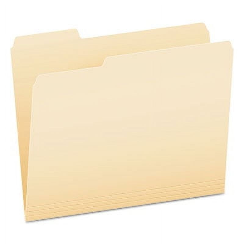 Pendaflex Manila File Folders, Reinforced 1/3 Cut Top Tab, Letter Size ...