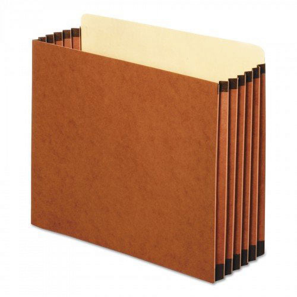 Pendaflex File Cabinet Pockets, 5.25" Expansion, Letter Size, Redrope ...