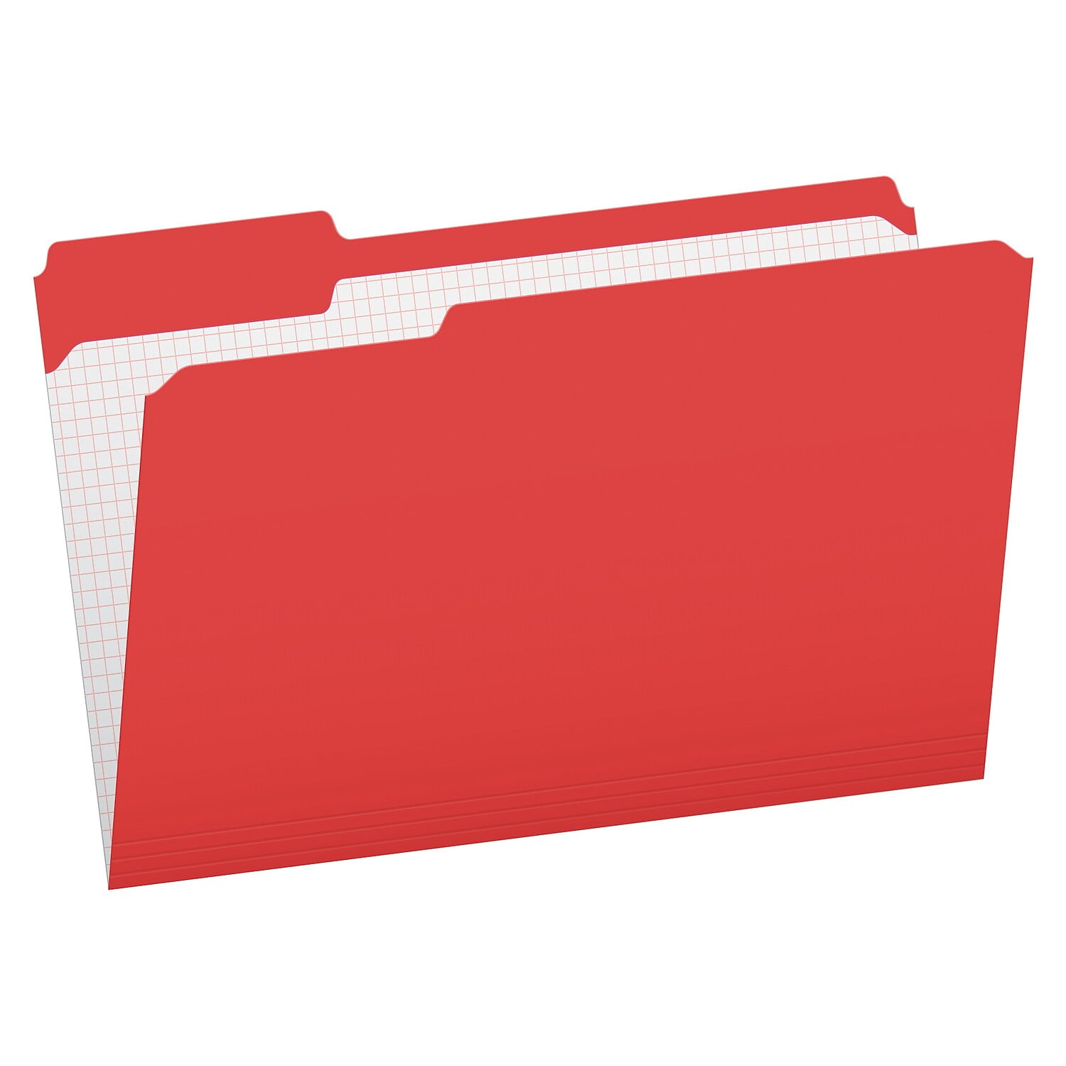 Pendaflex File Folder 1-Tab Assorted Legal Size Red 100/Box (R153 1/3 ...