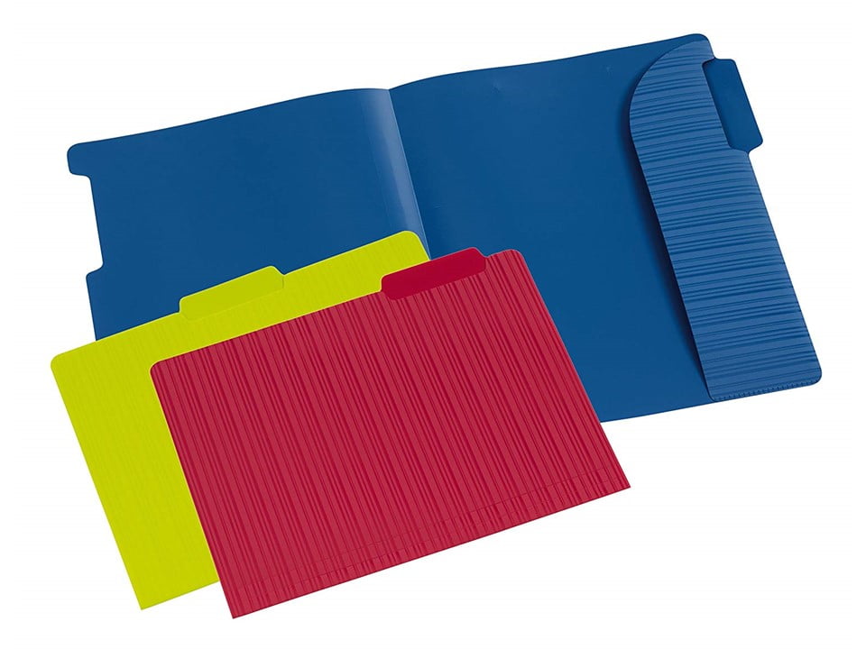 Pendaflex File Folder with Secure Edge, Letter Size, Assorted, 3 per ...