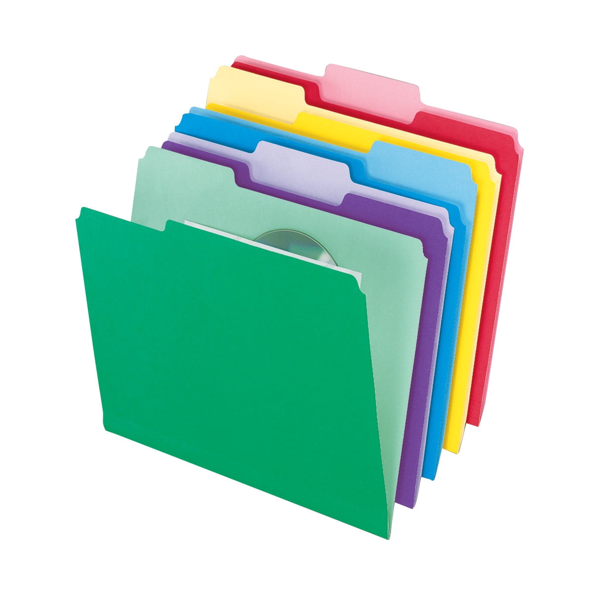 Pendaflex File Folders with InfoPocket, 1/3 Cut Top Tab, Letter ...