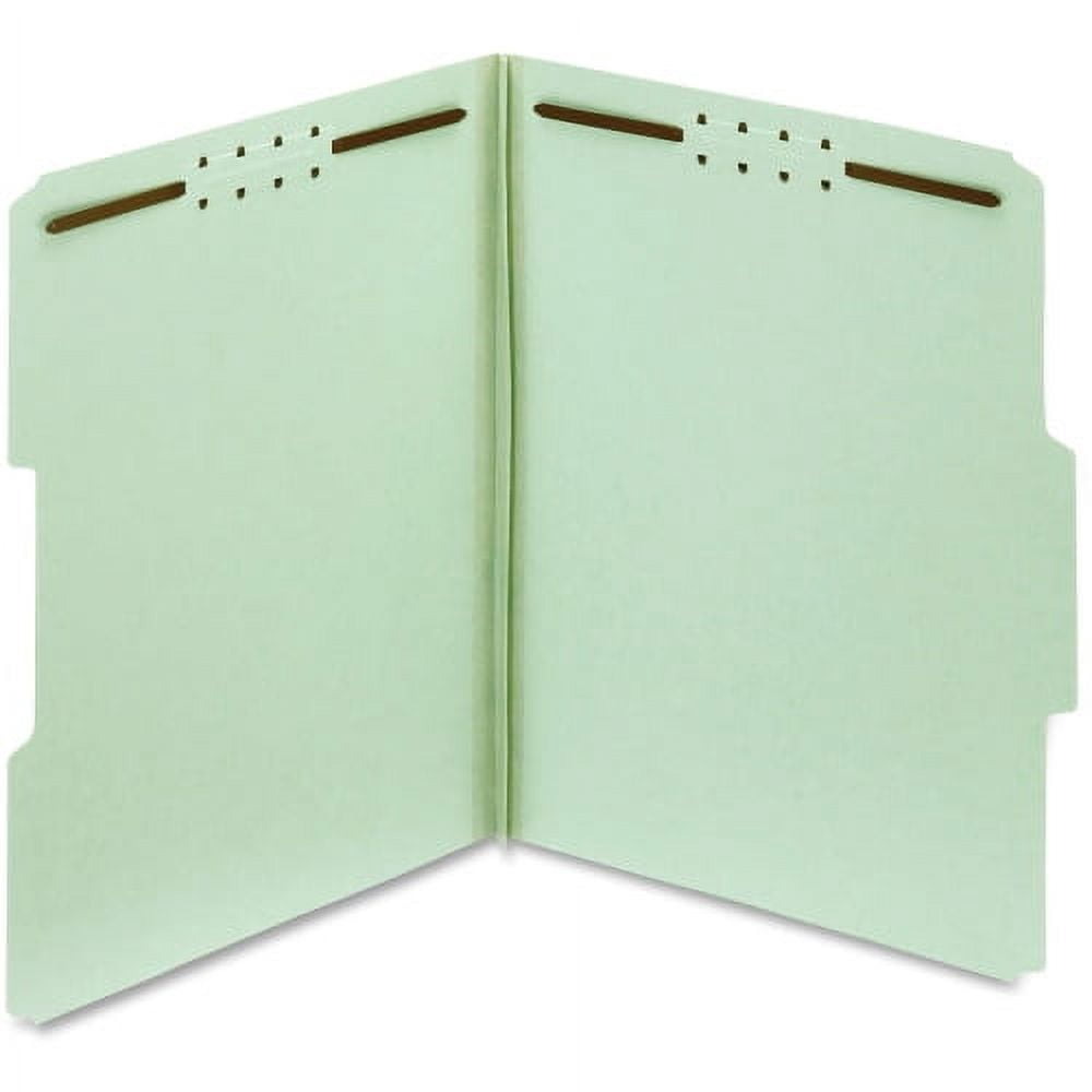 Pendaflex Green Pressboard Fastener Folders Letter - 8 1/2" x 11" Sheet ...
