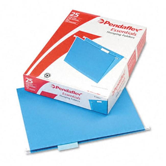 Pendaflex Hanging File Folders- 1/5 Tab- Letter- Blue- 25/Box - Walmart.com
