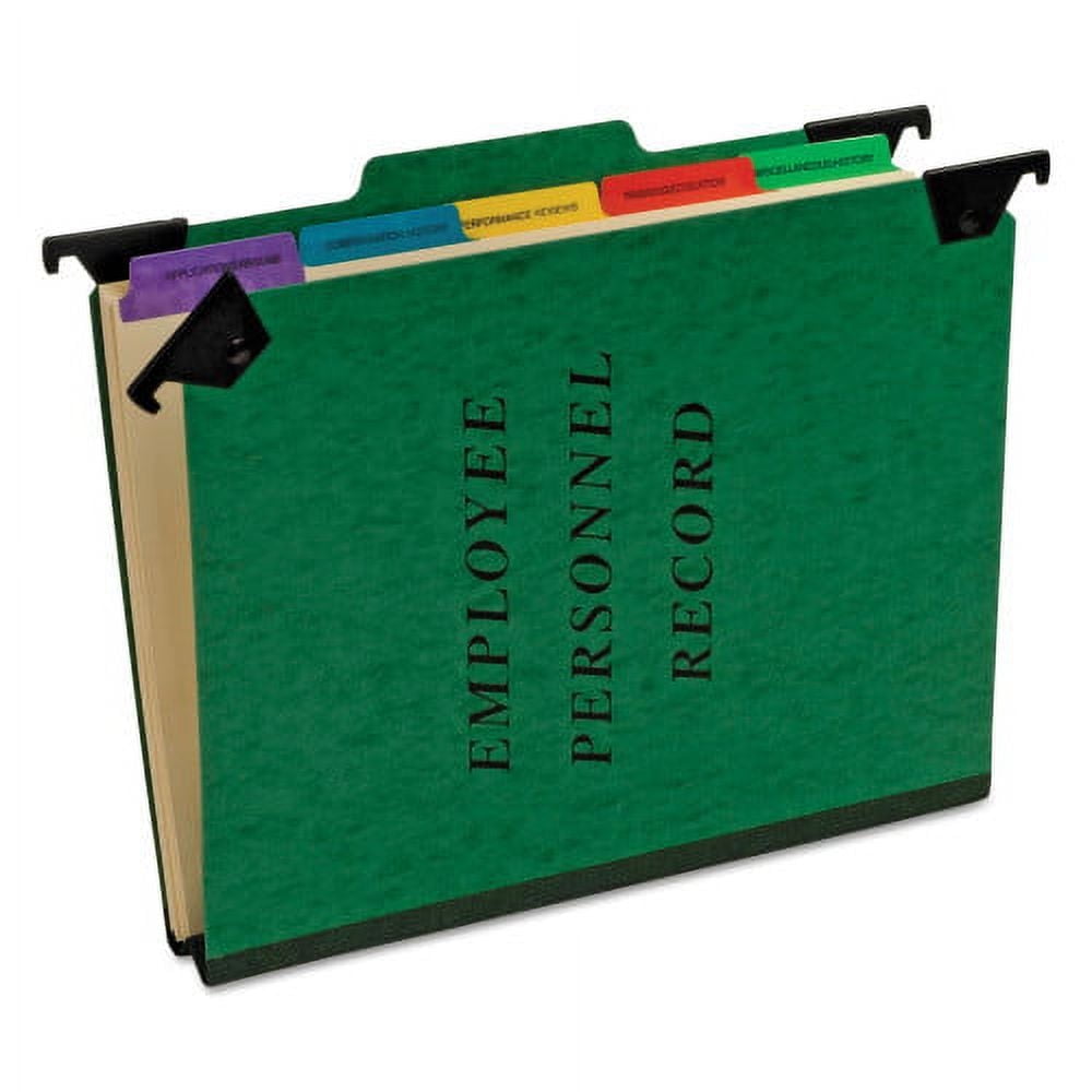 Pendaflex Hanging-Style Personnel Folders, 5 Dividers with 1/5-Cut Tabs ...