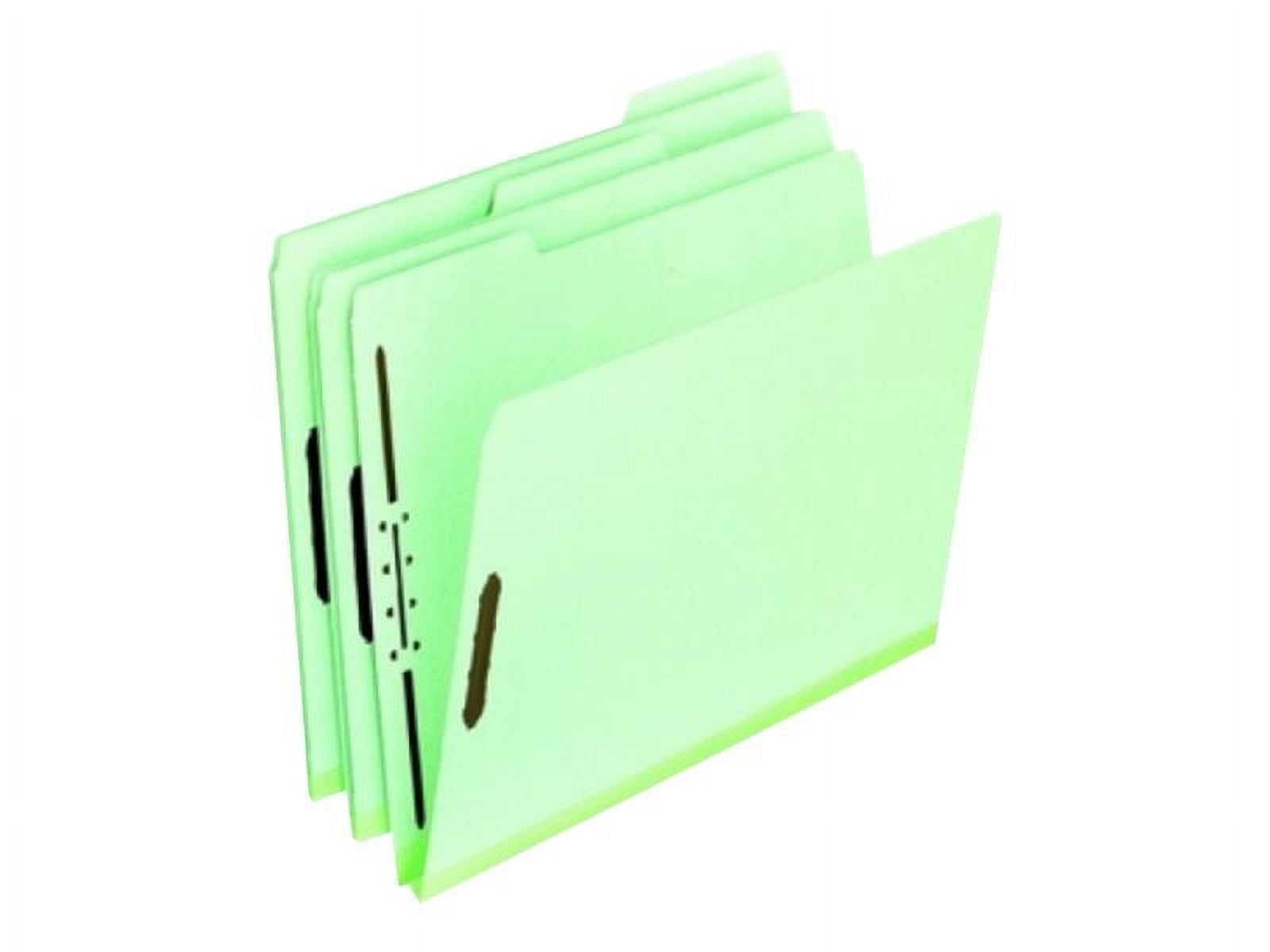 Pendaflex Heavy-Duty Pressboard Folders w/ Embossed Fasteners, Letter ...