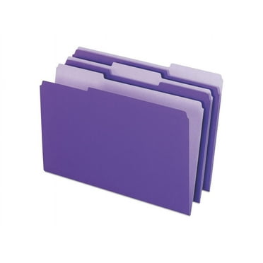 Walmart Colored File Folders, Pink/Light Pink, 1/3-Cut Tabs, Legal Size ...