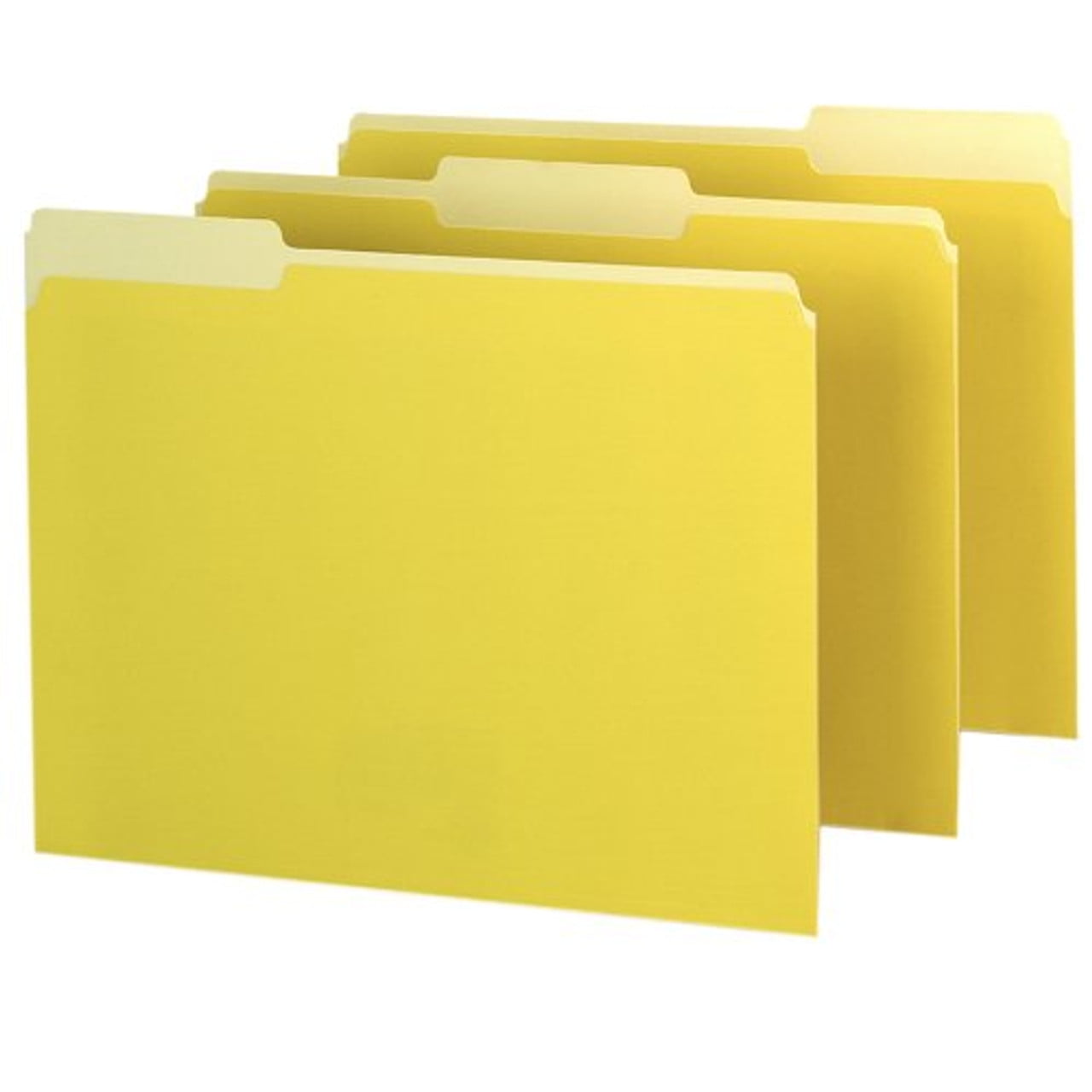 Pendaflex Interior Folder - Letter - 8.50" X 11" - 1/3 Tab Cut - Yellow ...