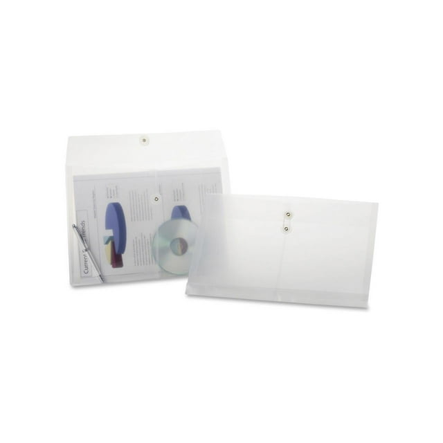 Pendaflex Legal Size Clear Poly String Envelopes - Walmart.com