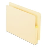 Pendaflex Manila Drop Front Shelf File Pockets, 3.5" Expansion, Letter ...