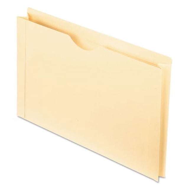 Pendaflex Manila Reinforced File Jackets, 2-Ply Straight Tab, Legal ...
