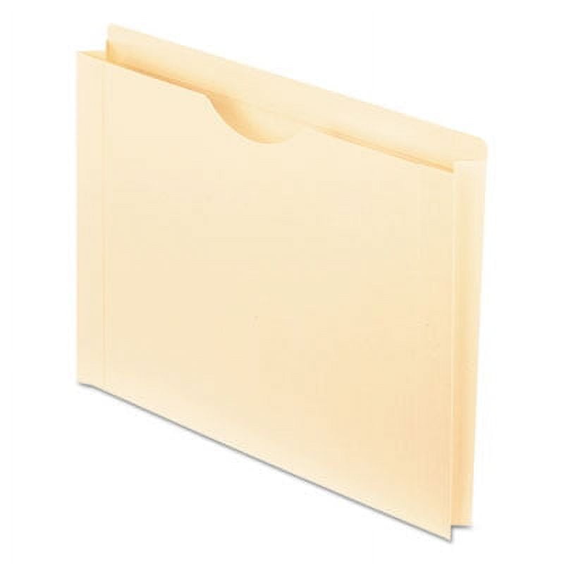 Pendaflex Manila Reinforced File Jackets, 2-Ply Straight Tab, Letter ...