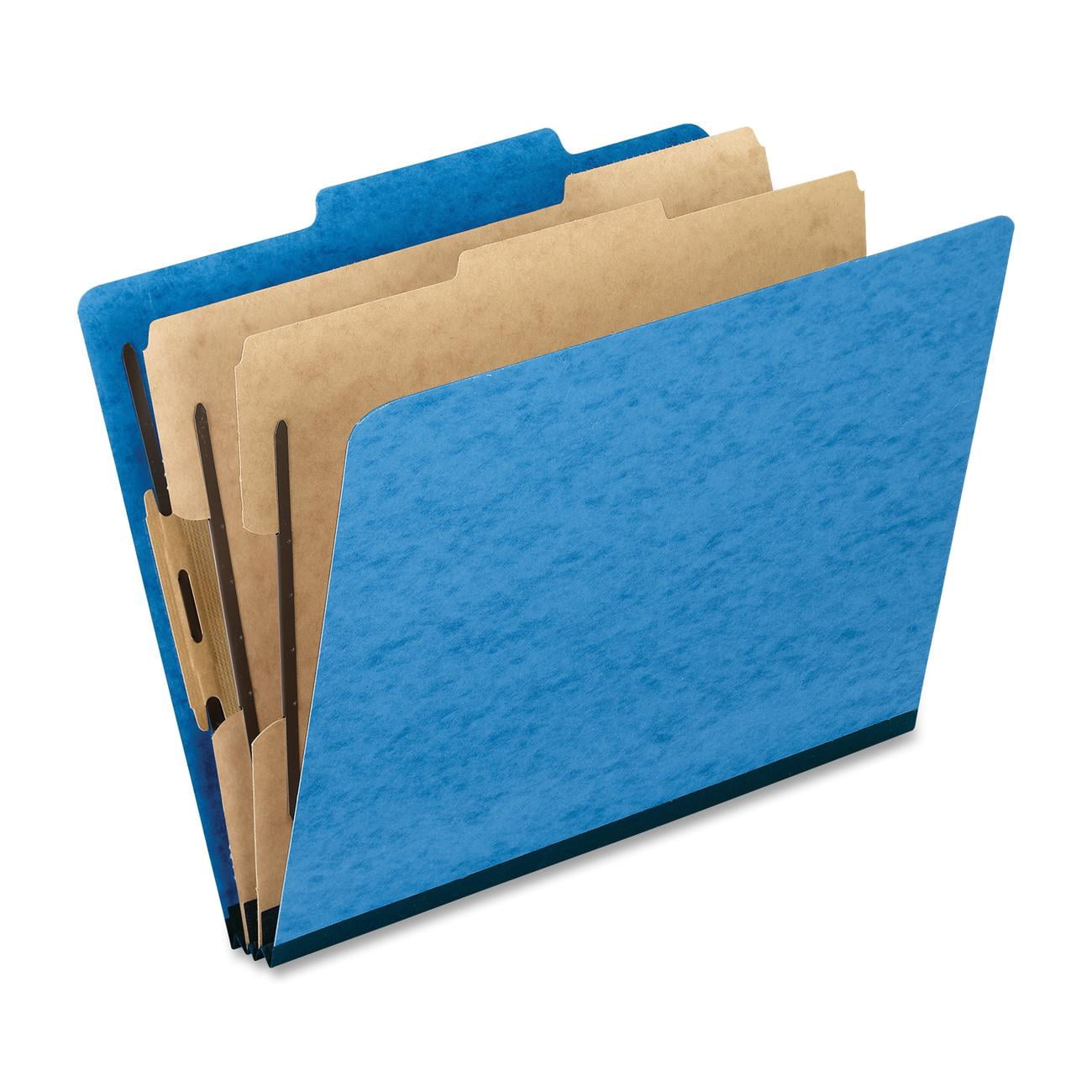 Pendaflex, PFX1257LB, 6-Fastener Classification Folders, 10 Per Box ...