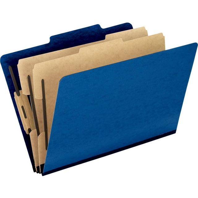 Pendaflex, PFX2257BL, Pressguard Classification Folders, Blue - Walmart.com