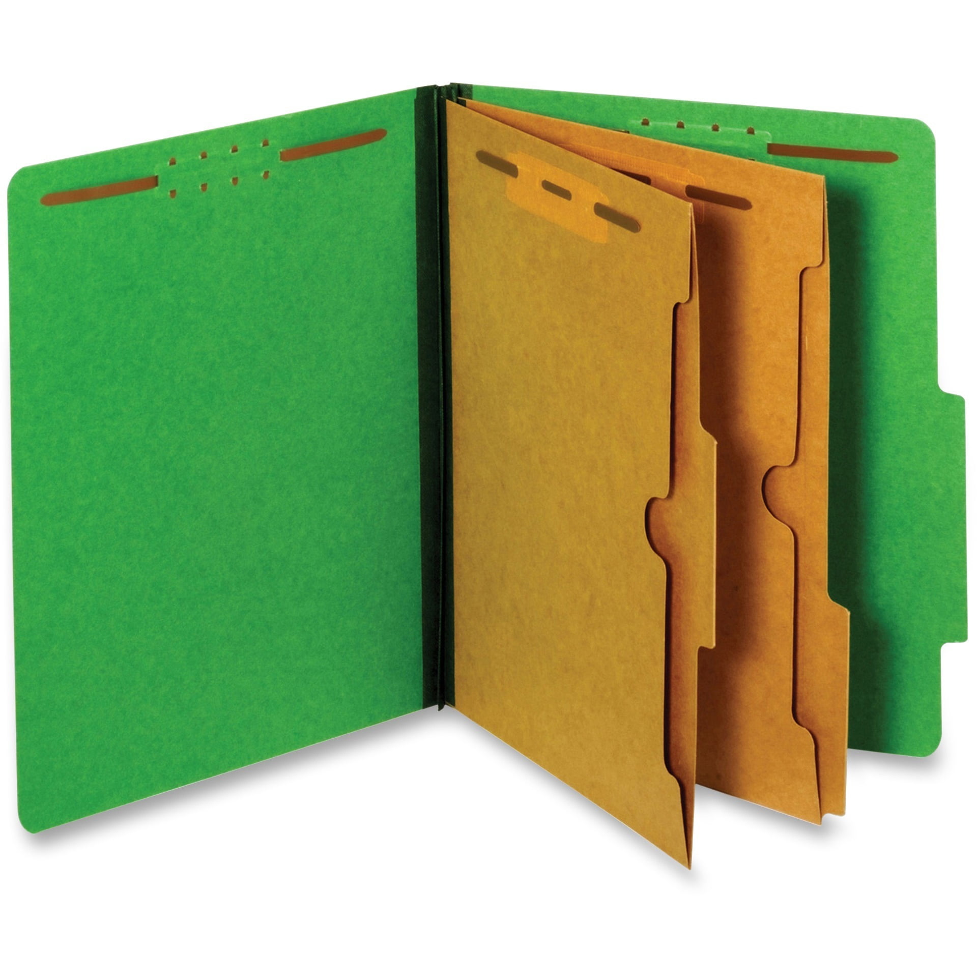 Pendaflex Classification Folders, Pocket Dividers, Dark Green ...