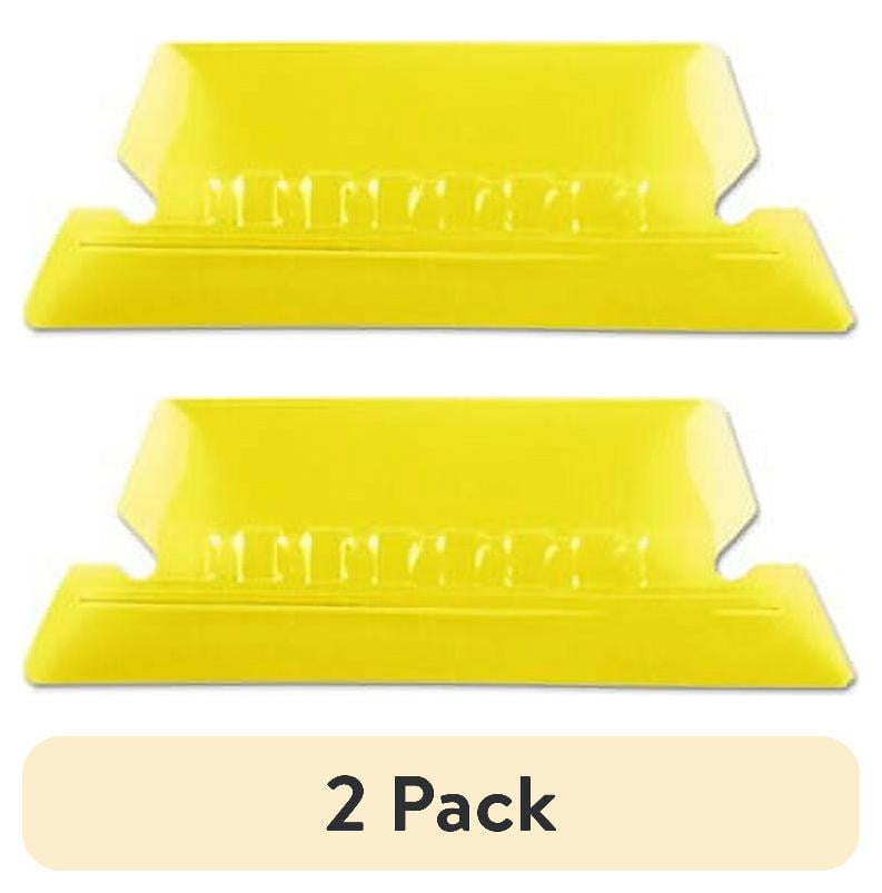 (2 pack) Pendaflex, PFX42YEL, Hanging Folder Plastic Tabs, 25 / Pack ...