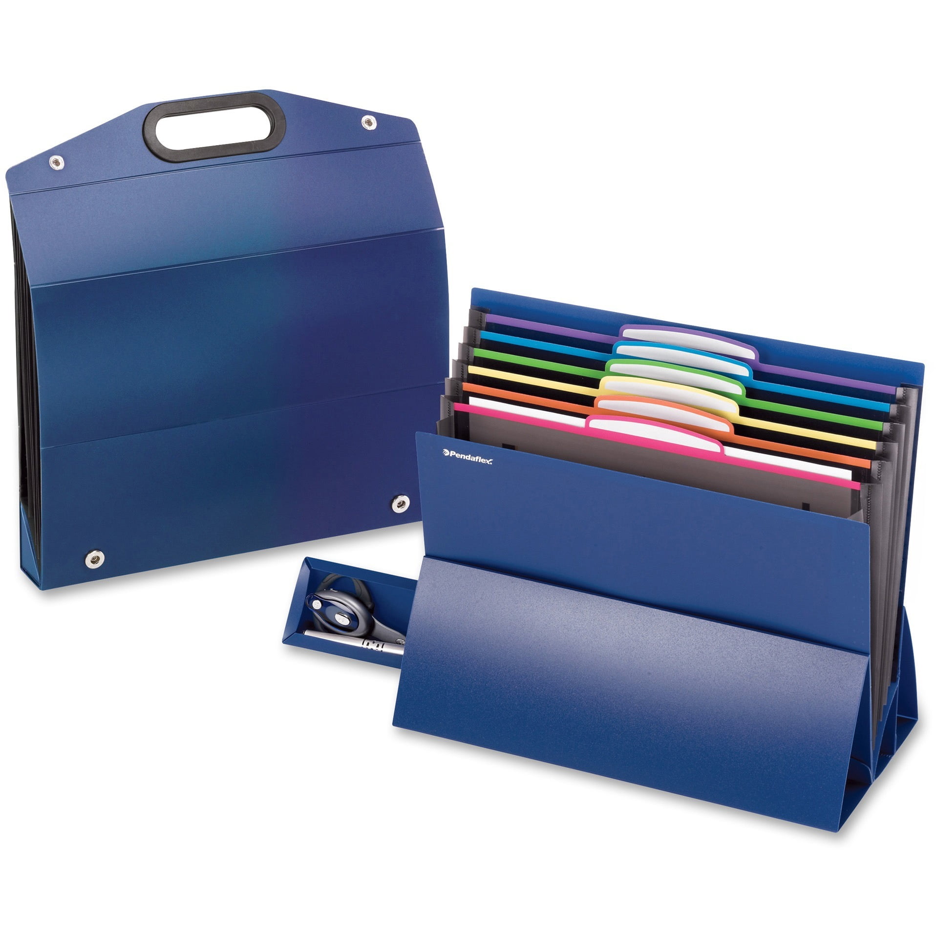 Pendaflex, PFX51068, On the Go Desktop File, 1 Each, Blue - Walmart.com