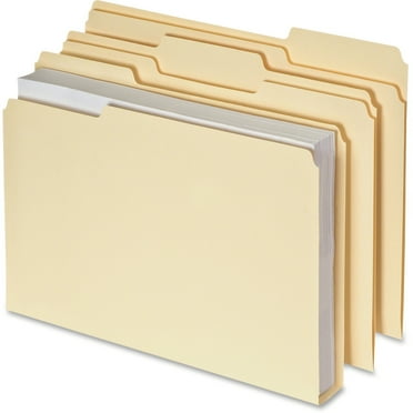 Pendaflex 40523 1/3 Cut Tab Letter Size Glow File Folders - Assorted ...