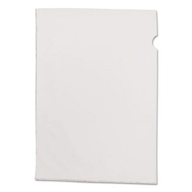 Pendaflex PFX61004 See-In File Jackets, Letter, Vinyl, Clear, 50/Box ...