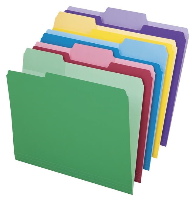 Pendaflex, PFX84370, Erasable Tab File Folders, 30 per Pack, Assorted ...