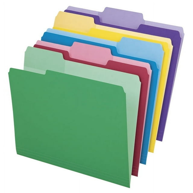 Pendaflex, PFX84370, Erasable Tab File Folders, 30 per Pack, Assorted ...