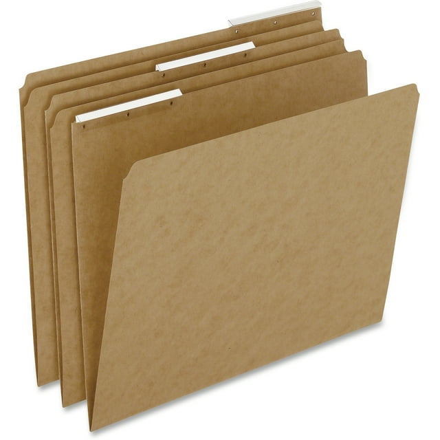 Pendaflex, PFXAC18213, Kraft Angled 1/3 Cut Tab File Folders, 50 / Box ...
