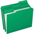 Pendaflex, PFXR15213BGR, Color Reinforced Top File Folders, 100 / Box ...