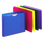 Smead Poly File Jackets 1"Exp Asst Colors 10/PK Letter (89610 ...