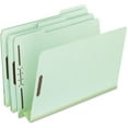 Pendaflex Pressboard Folders with Fastener, Green, 25 / Box (Quantity ...