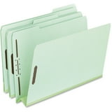 Pendaflex Pressboard Folders with Fastener, Green, 25 / Box (Quantity ...