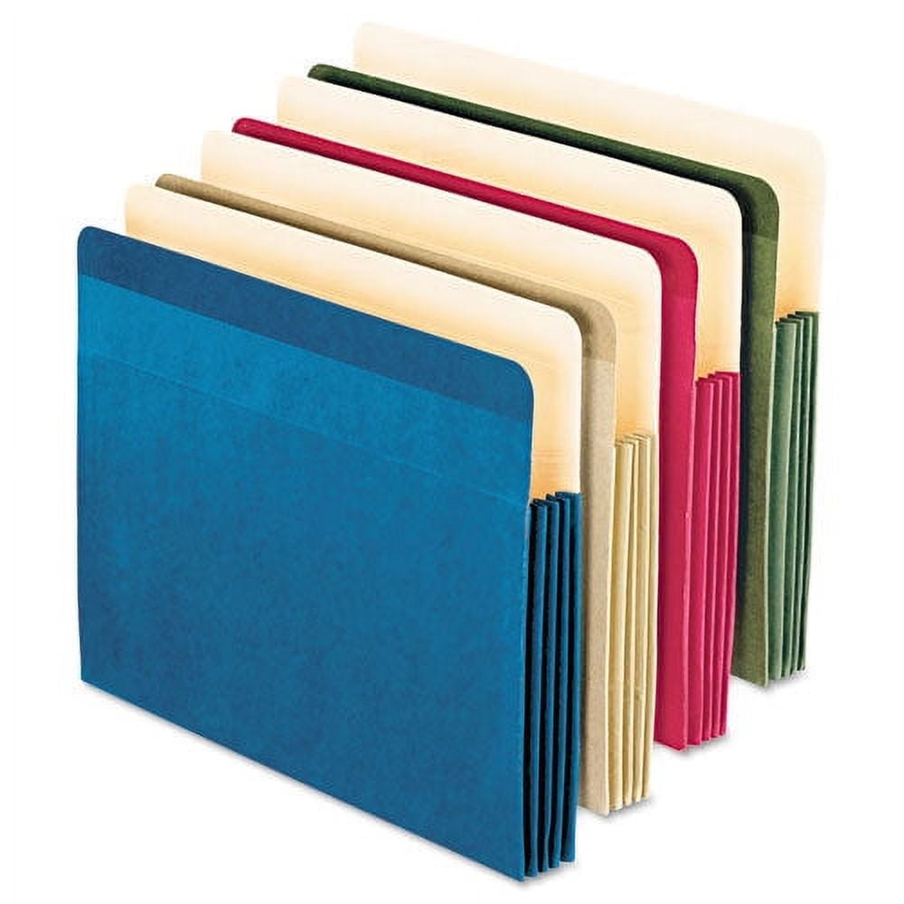 Pendaflex Recycled Colored File Pocket, 3.5" Expansion, Letter Size ...