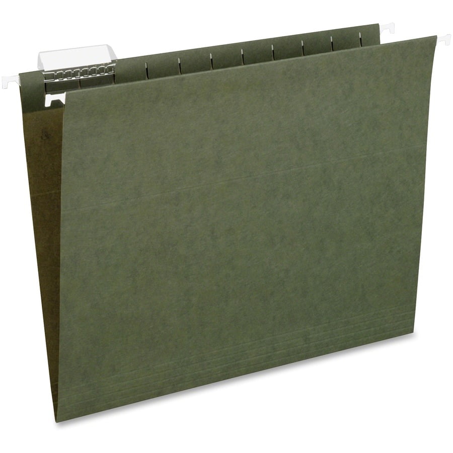Pendaflex Recycled Letter Size Hanging File Folders, Standard Green, 1/ ...