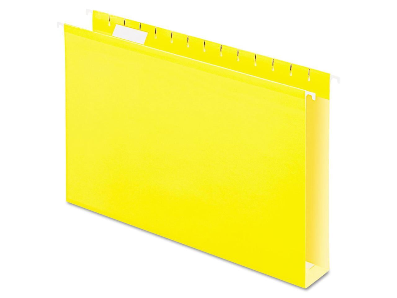 Pendaflex Reinforced 2" Extra Capacity Hanging Folders 1/5 Tab Legal ...