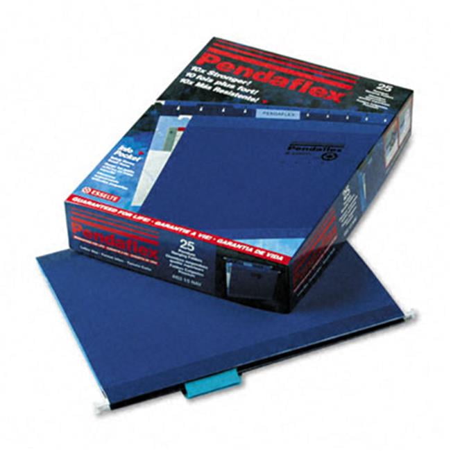 Pendaflex Reinforced Hanging File Folders - Navy - Letter Size ...