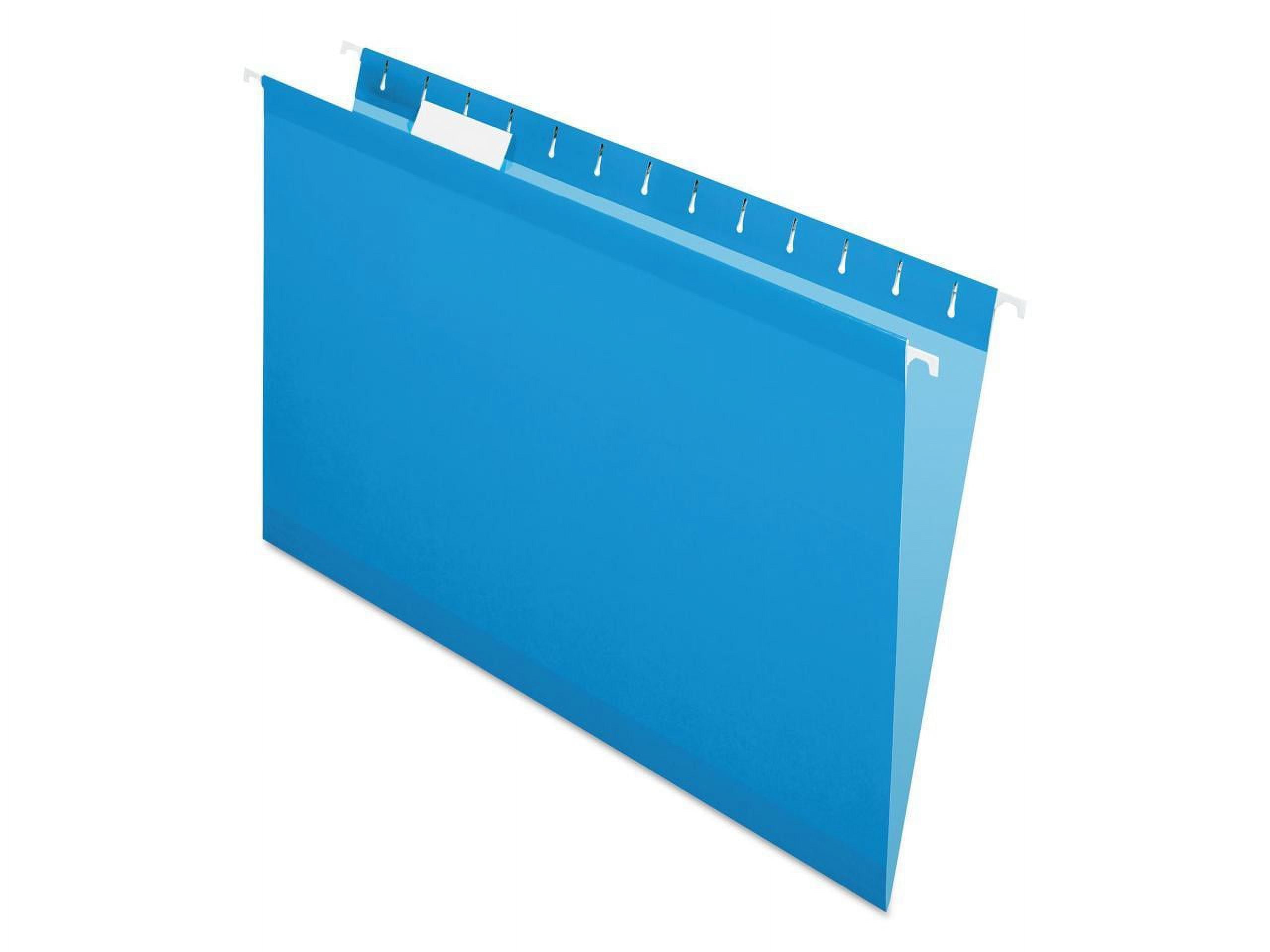 Pendaflex Reinforced Hanging Folders 1/5 Tab Legal Blue 25/Box ...
