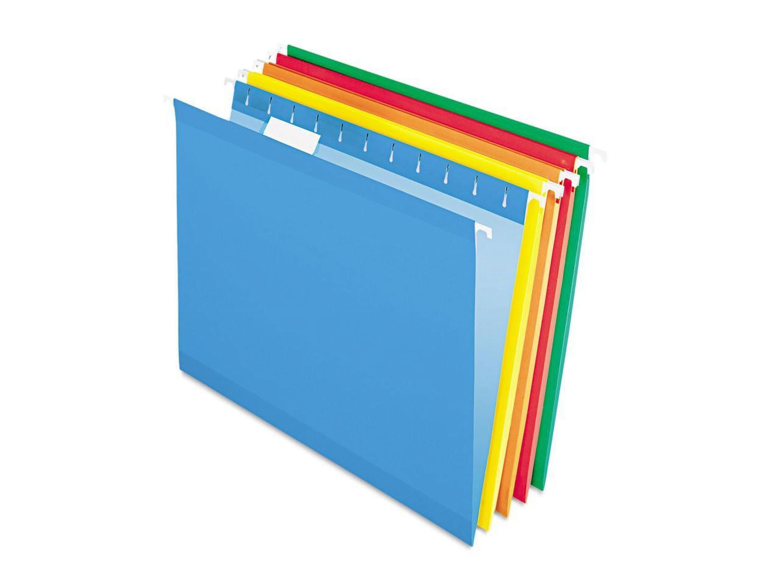 Pendaflex Reinforced Violet Hanging Folders, Letter Size, Poly, Colored ...
