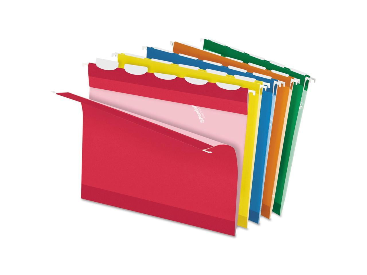 Pendaflex Reinforced Hanging Folders 1/5 Tab Letter Yellow 25/Box ...