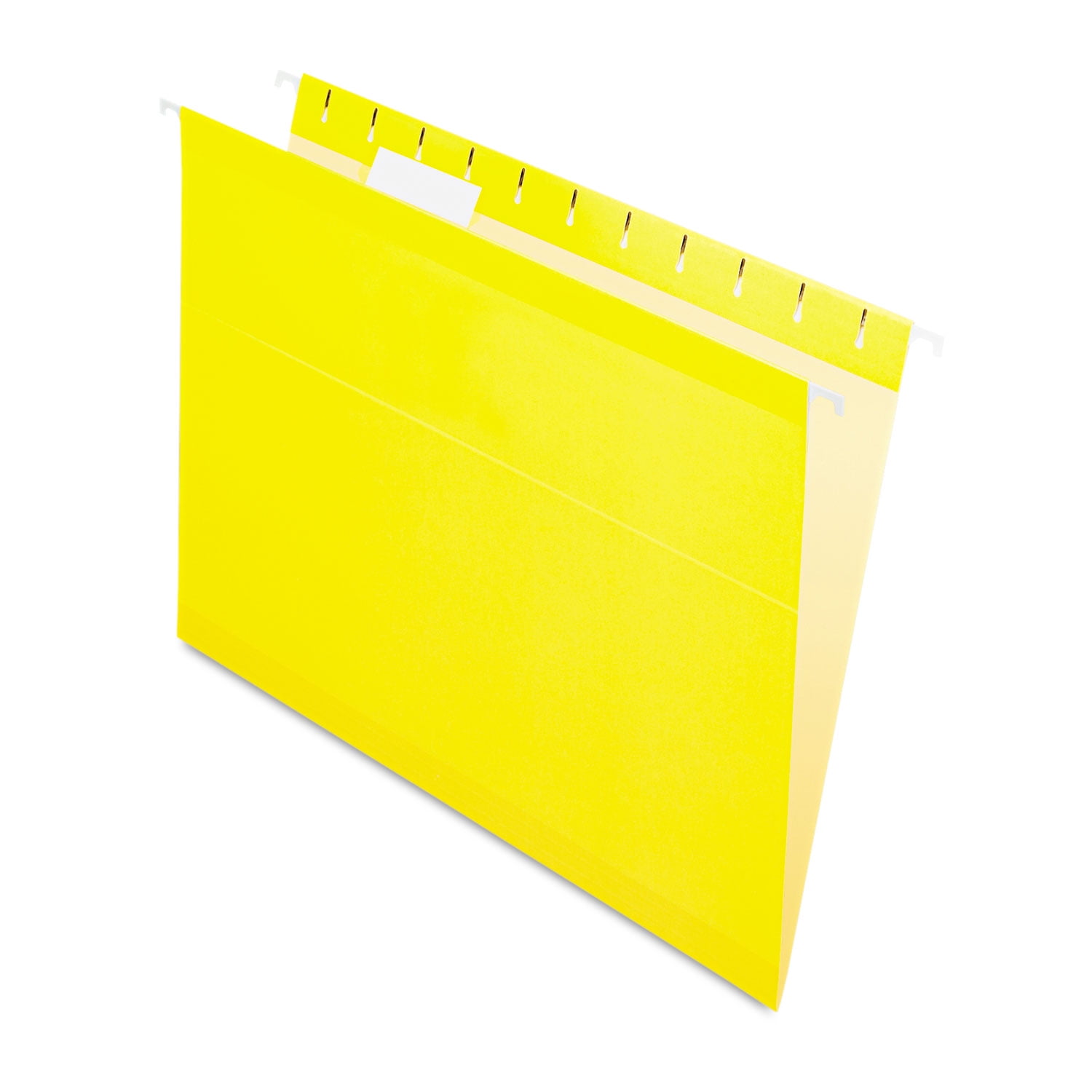Pendaflex Reinforced Hanging Folders 1/5 Tab Letter Yellow 25/Box ...
