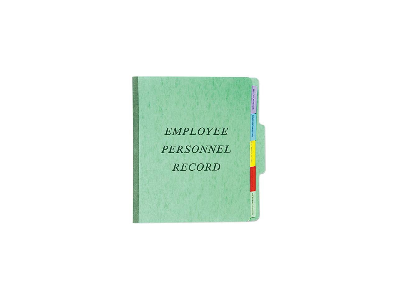 Pendaflex SER-1-GR Vertical Personnel Folders, 1/3 Cut Top Tab, Letter ...