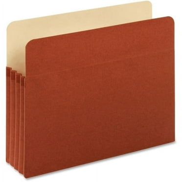 "Staples Expandable File Pockets 3.5"" Expansion, Letter Size Brown ...